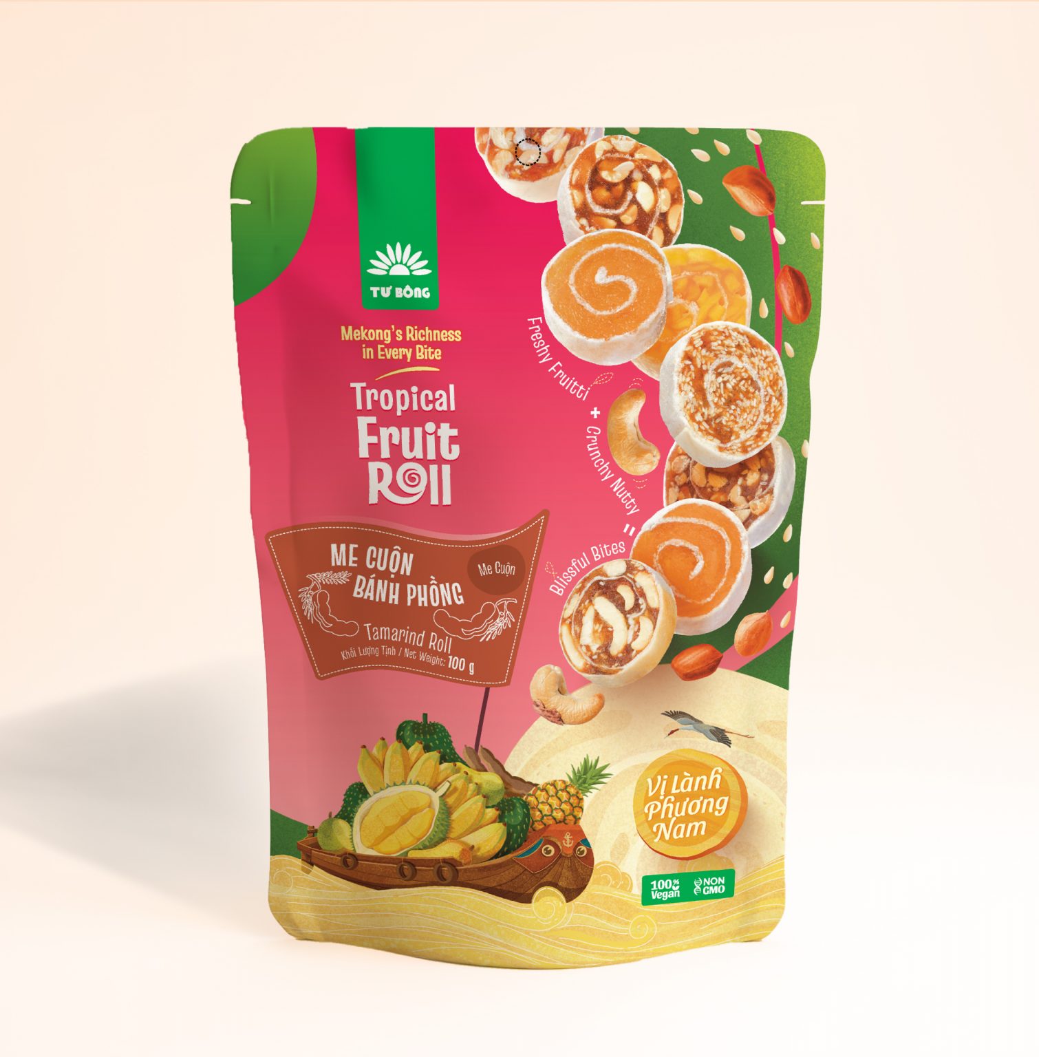 Tamarind Roll 100g - TƯ BÔNG
