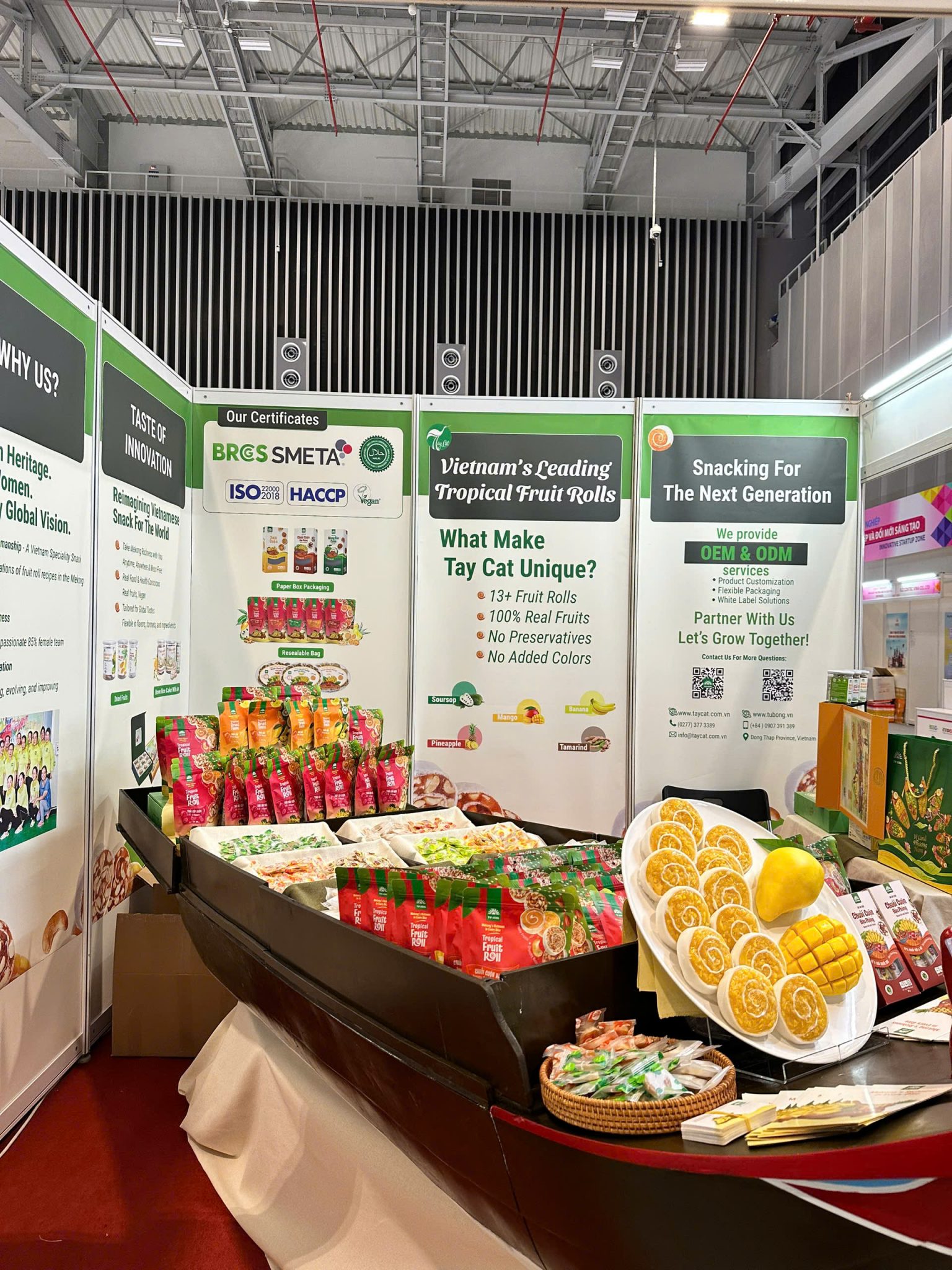 Tu Bong at HCMC Foodex 2025 – Bringing Vietnamese Fruit Rolls to the World